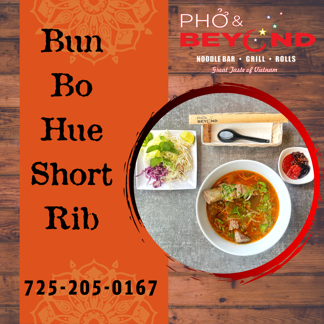 The Characteristic Flavor of Bun Bo Hue short rib. - PHỞ & BEYOND